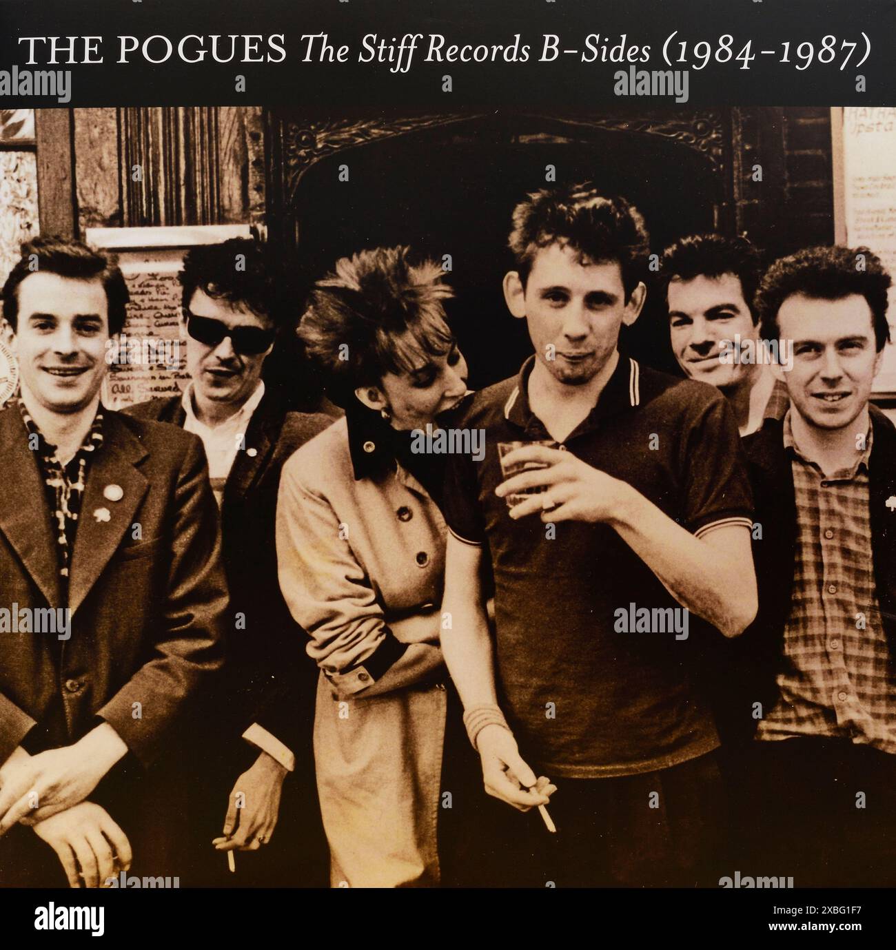 Vintage vinyl record cover. The Pogues-The Stff Records B-Sides (1984 ...