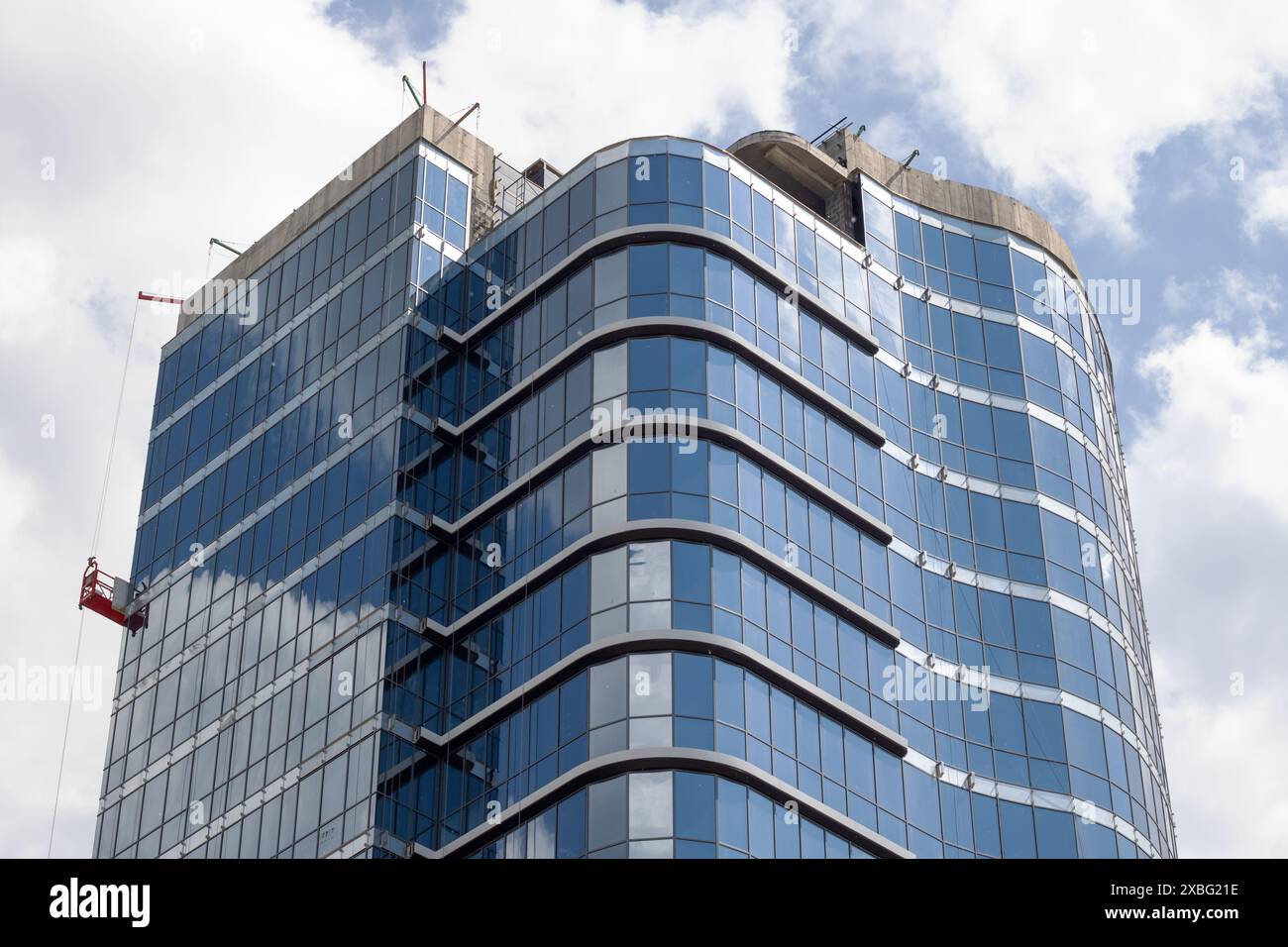 Breathtaking view modern contemporary skyscraper hi-res stock ...