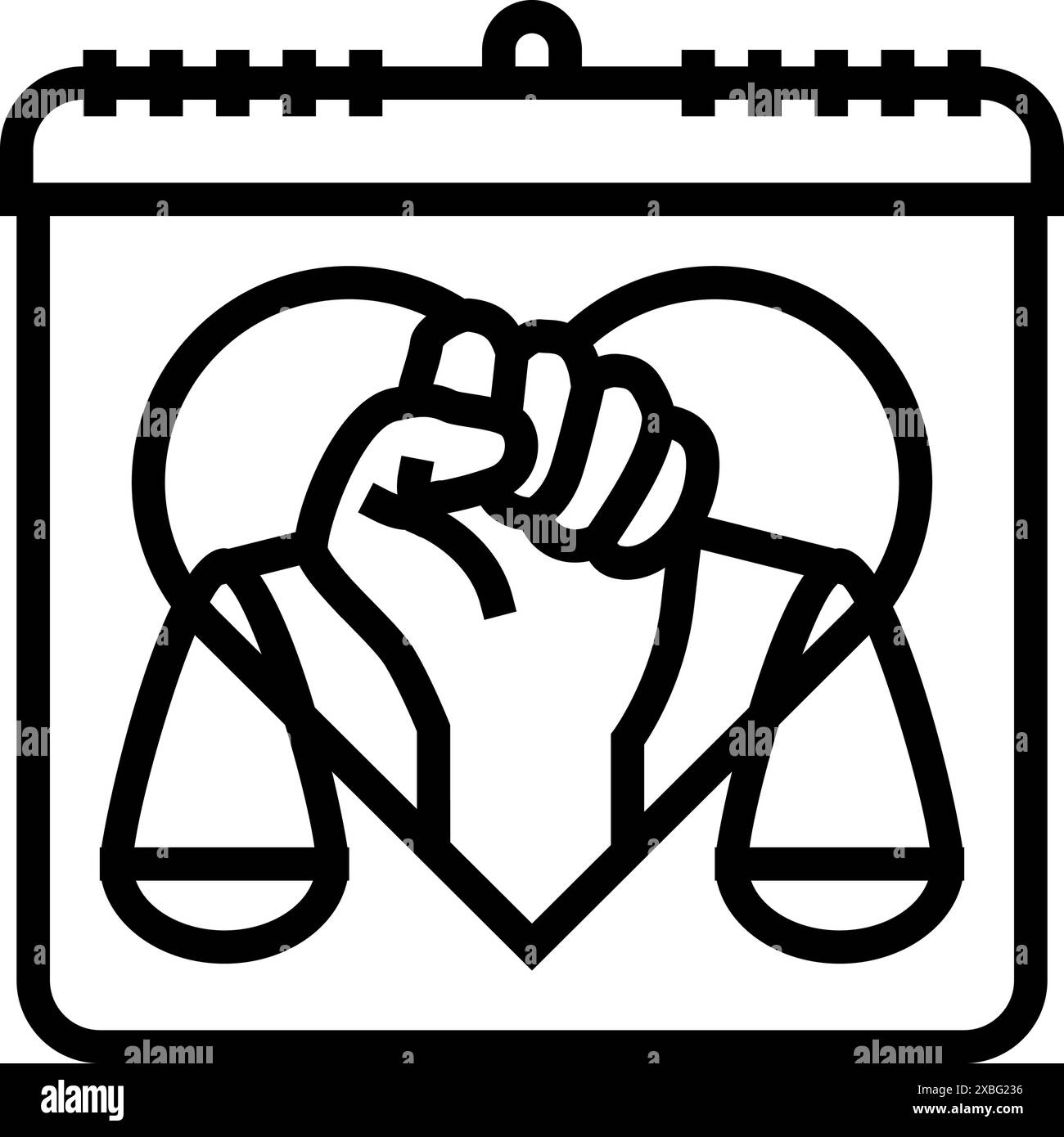 tolerance international day line icon vector illustration Stock Vector ...