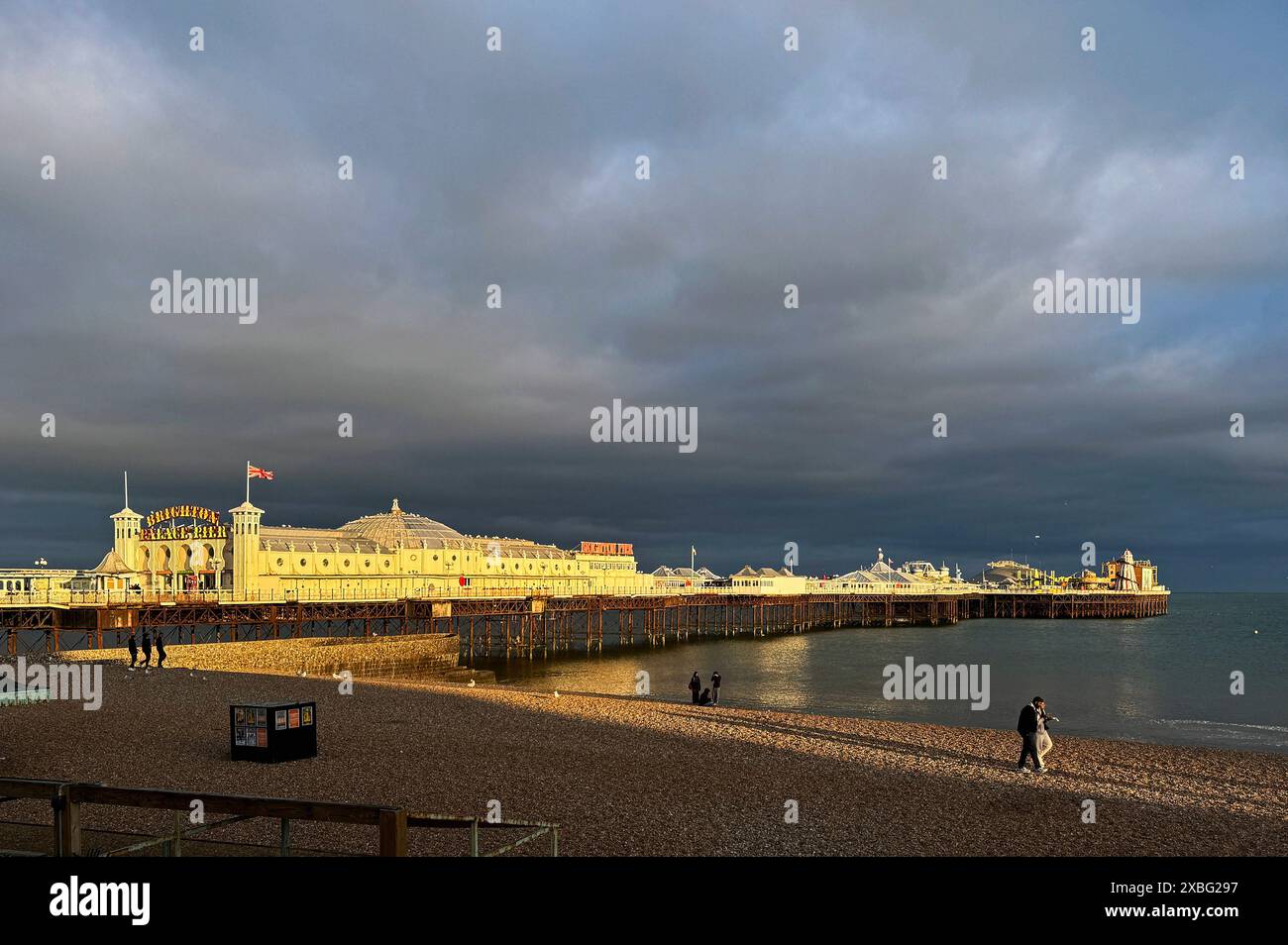 Palace Pier, Brighton, England *** Palace Pier, Brighton, England Stock ...