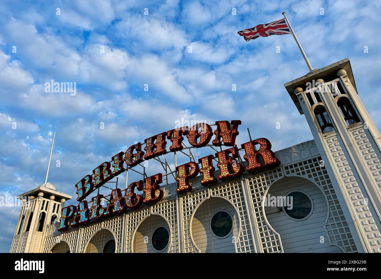 Palace Pier, Brighton, England *** Palace Pier, Brighton, England Stock ...