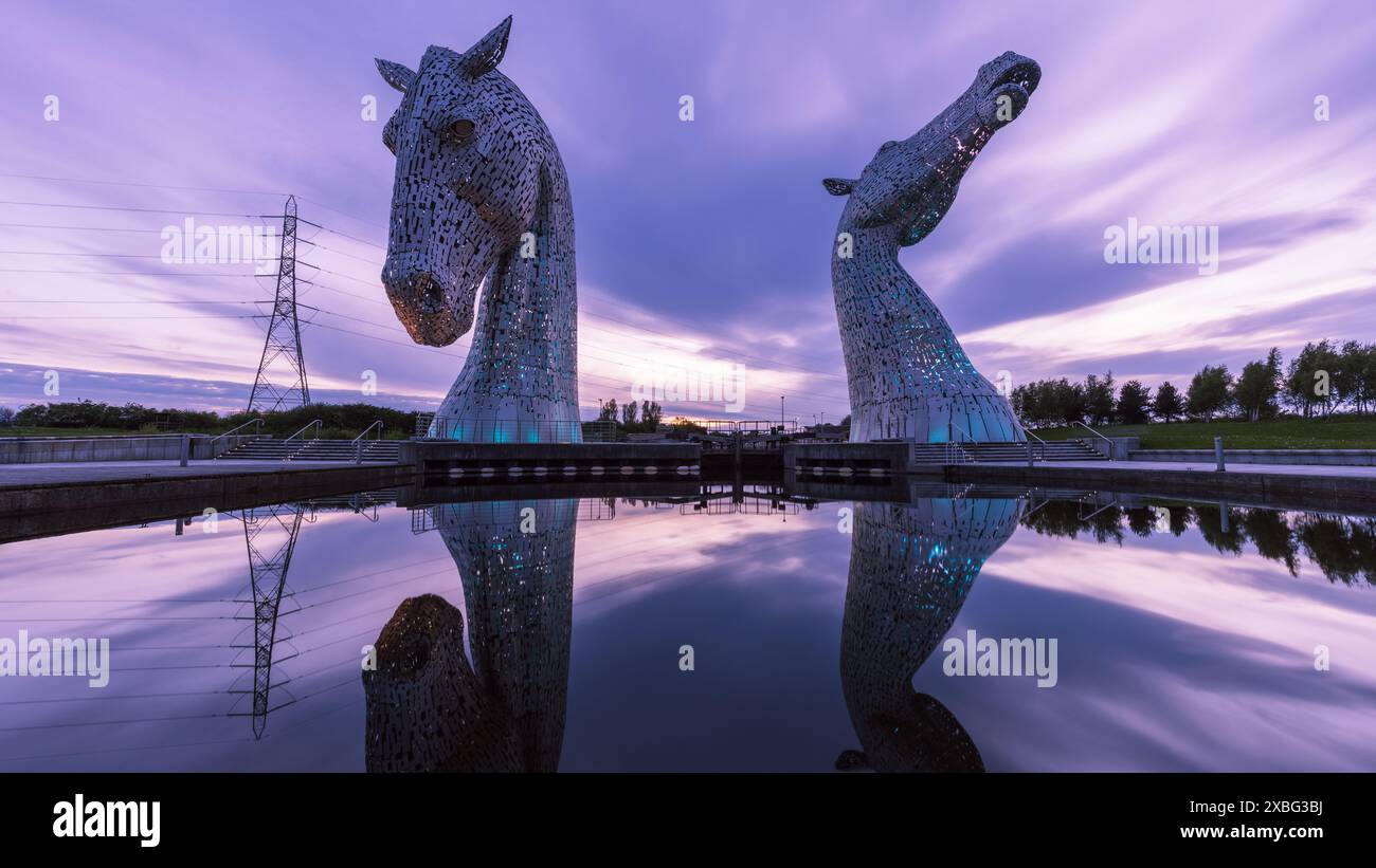The Kelpies - Helix Park Falkirk Stock Photo - Alamy