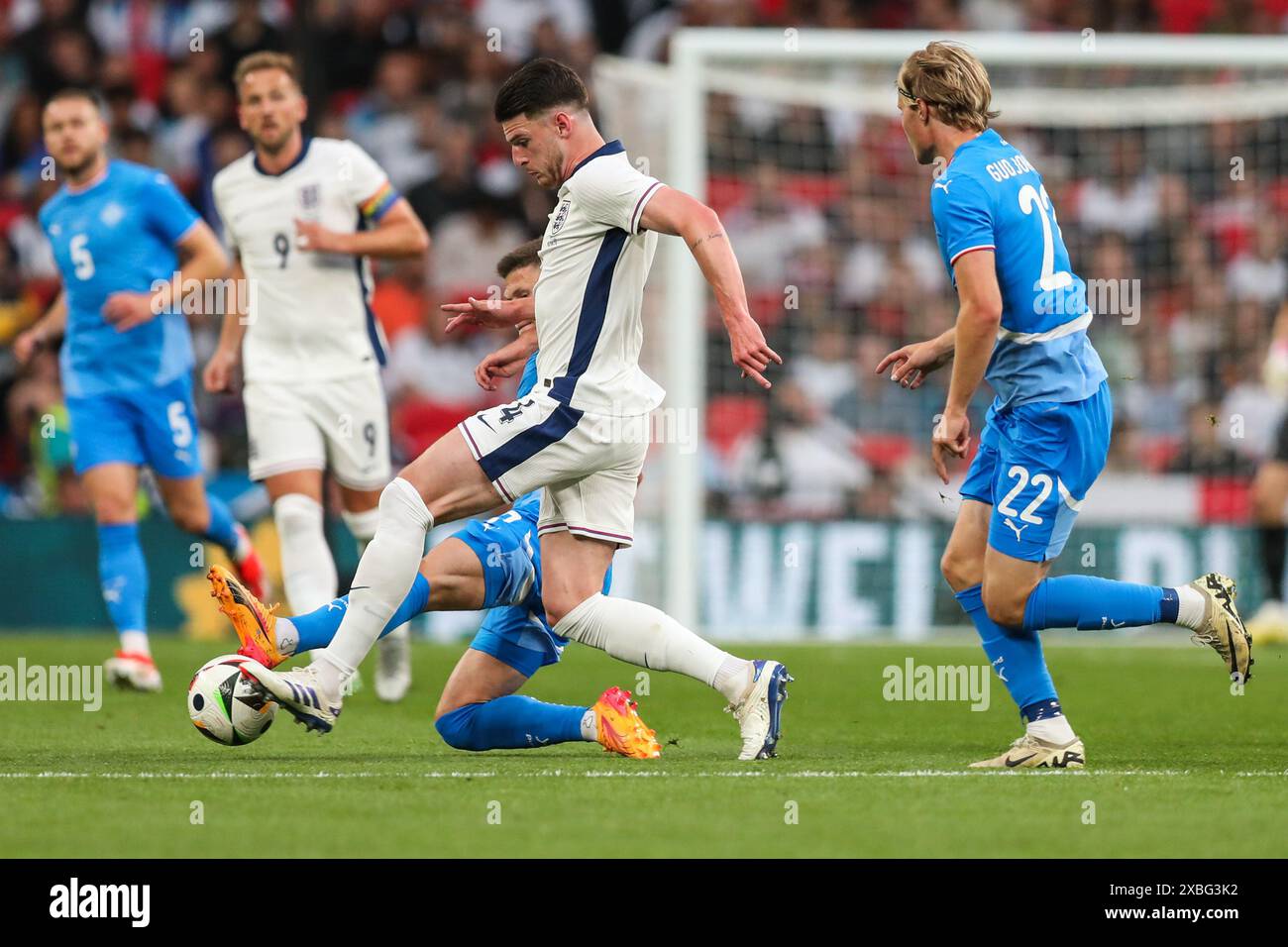 Declan Rice of England- England v Iceland, International Friendly ...
