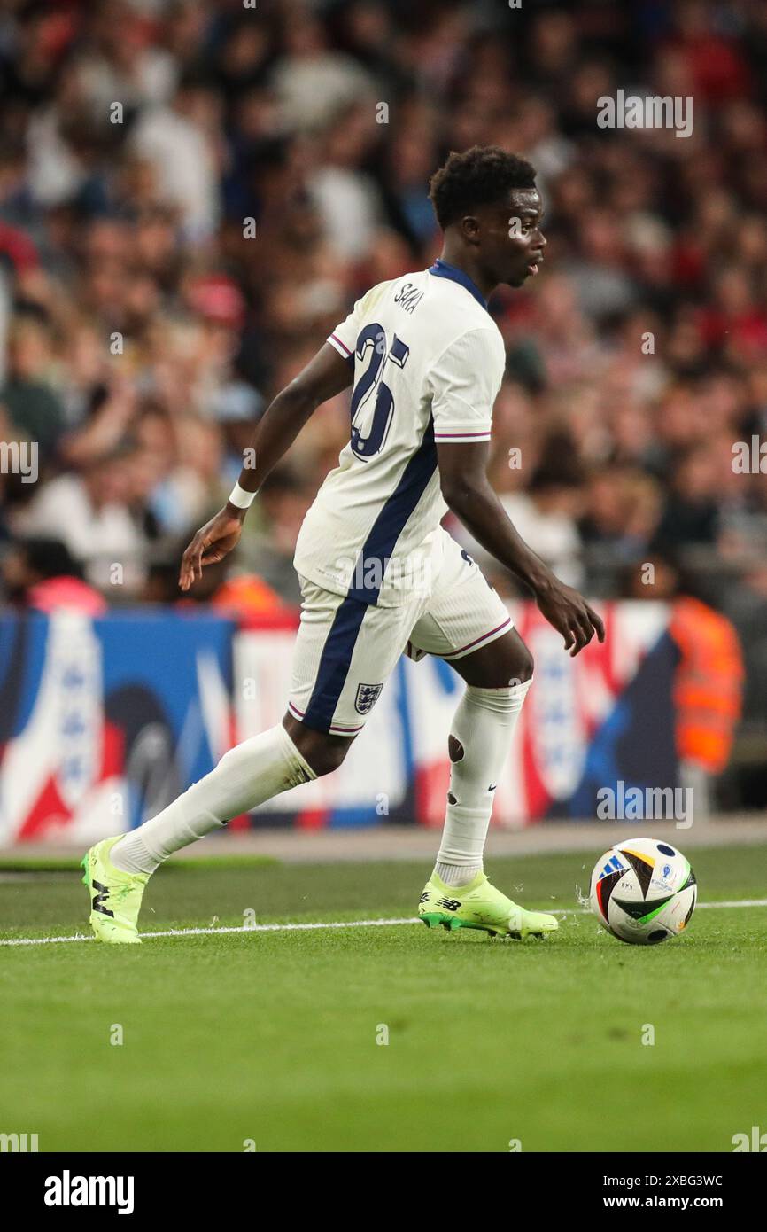 Bukayo saka england 2023 wembley hi-res stock photography and images ...