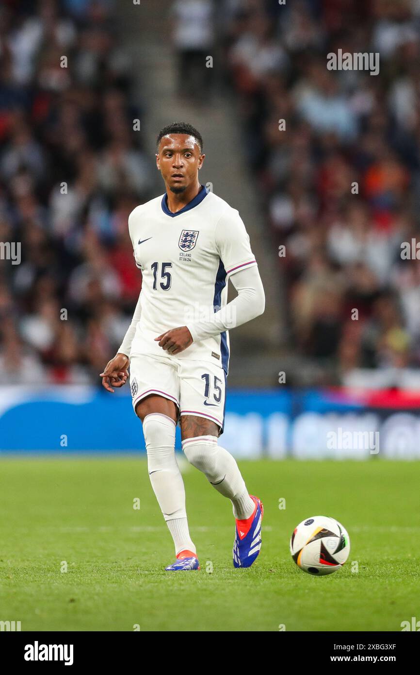 Ezri Konsa of England- England v Iceland, International Friendly ...