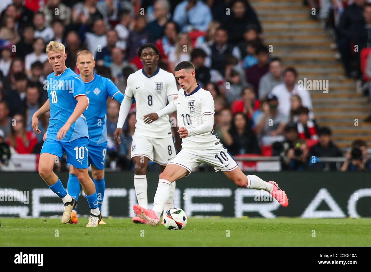 Phil Foden of England- England v Iceland, International Friendly ...