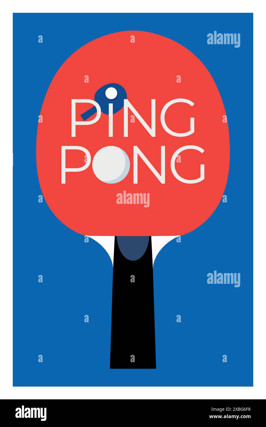 Ping pong or table tennis background. Ping pong poster template or ...