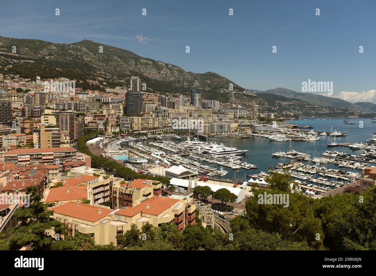 Principality monaco aerial panoramic hi-res stock photography and ...