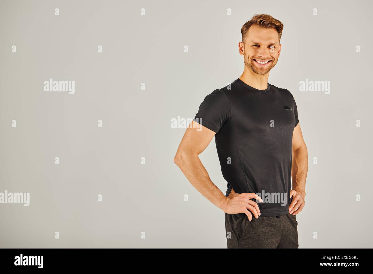 Photo attractive athletic man hi-res stock photography and images - Alamy