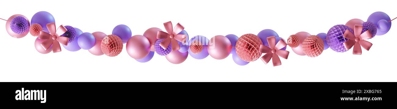 Purple flower divider Cut Out Stock Images & Pictures - Alamy