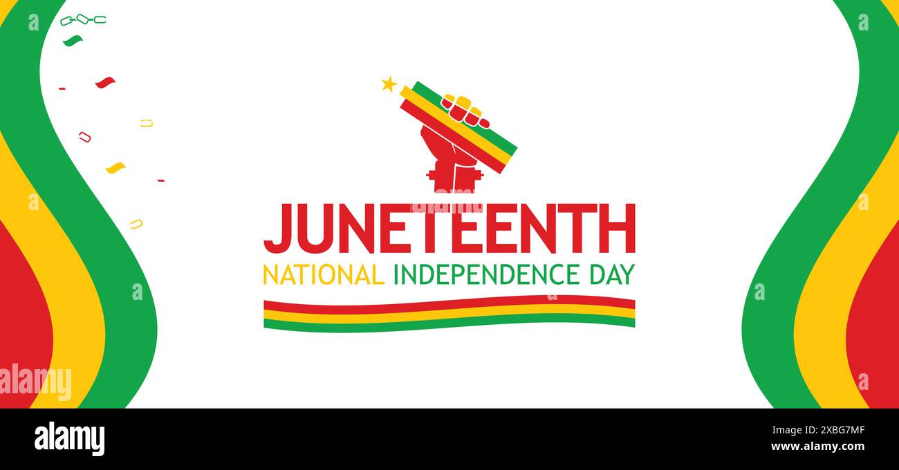 Expressing Freedom Through Design on Juneteenth Stock Vector Image ...