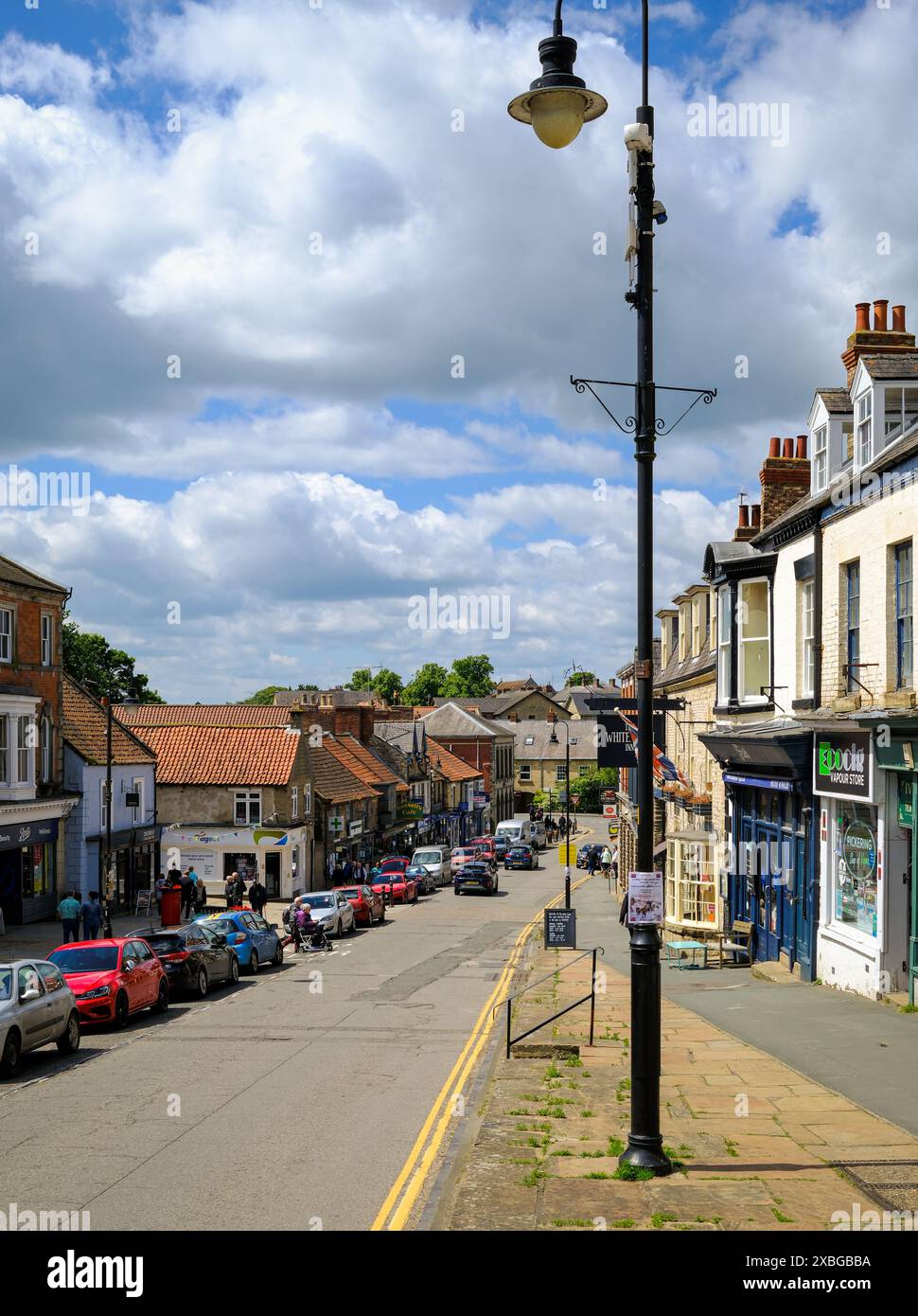 Pickering town centre, North Yorkshire, England, UK Stock Photo - Alamy