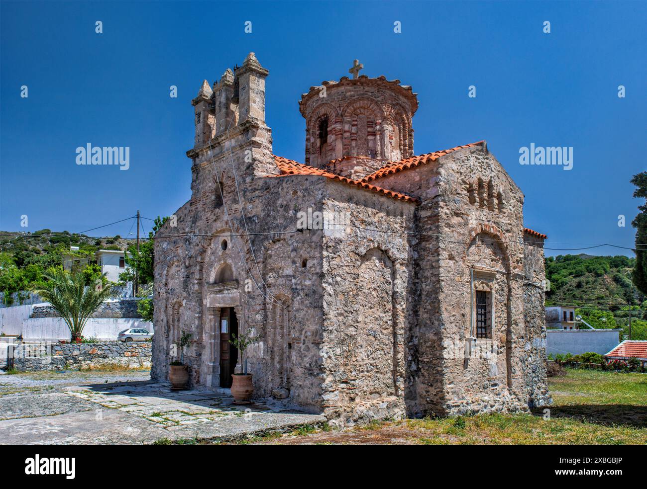 Church of Panagia Lampini, 11th century chapel in village of Lambini ...