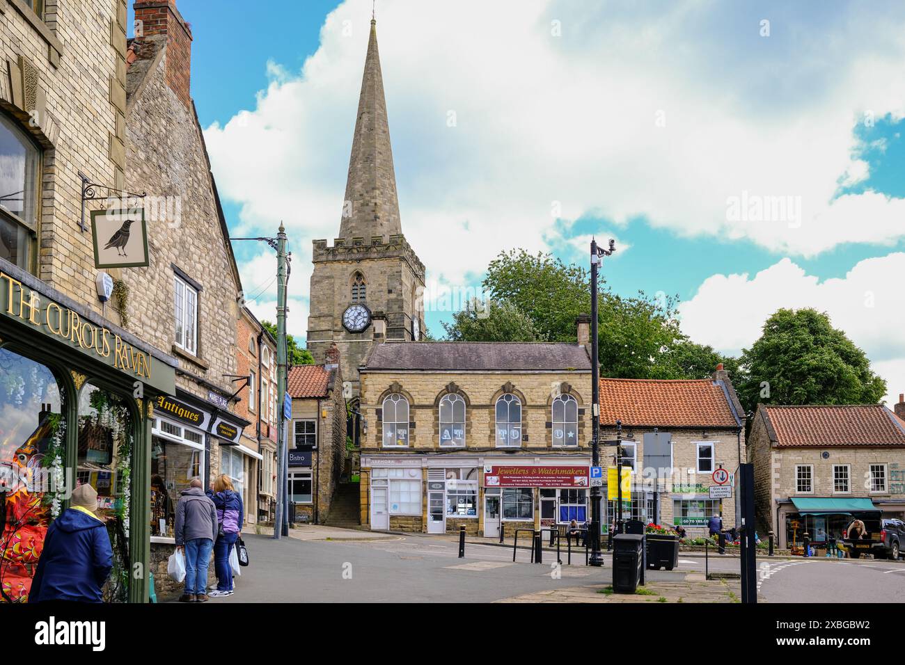 Pickering town centre, North Yorkshire, England, UK Stock Photo - Alamy