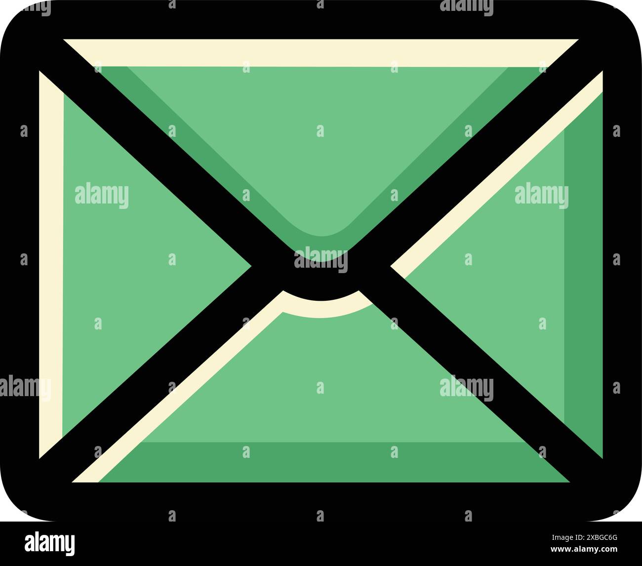 Email design envelope icon Stock Vector Images - Alamy