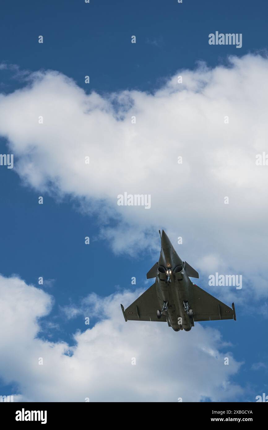 Dassault Rafale jet fighter approaching landing during "Ramstein 1v1 ...