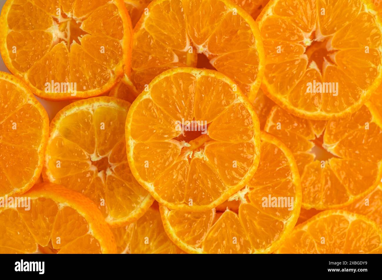 Texture of sweet peeled mandarins as background Stock Photo - Alamy