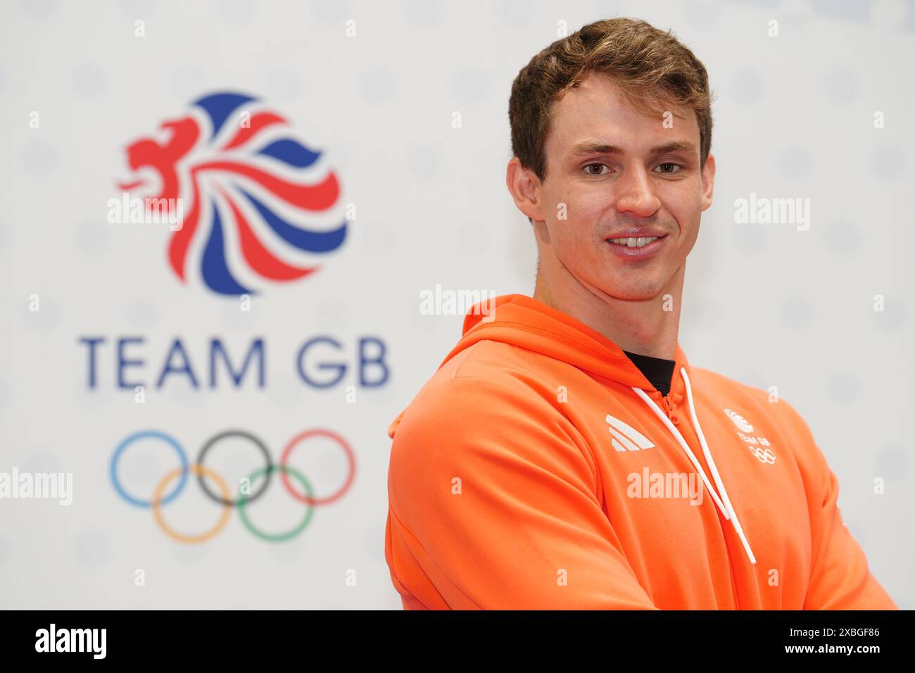 Ben Proud during a Team GB kitting out session ahead of the 2024 Paris ...