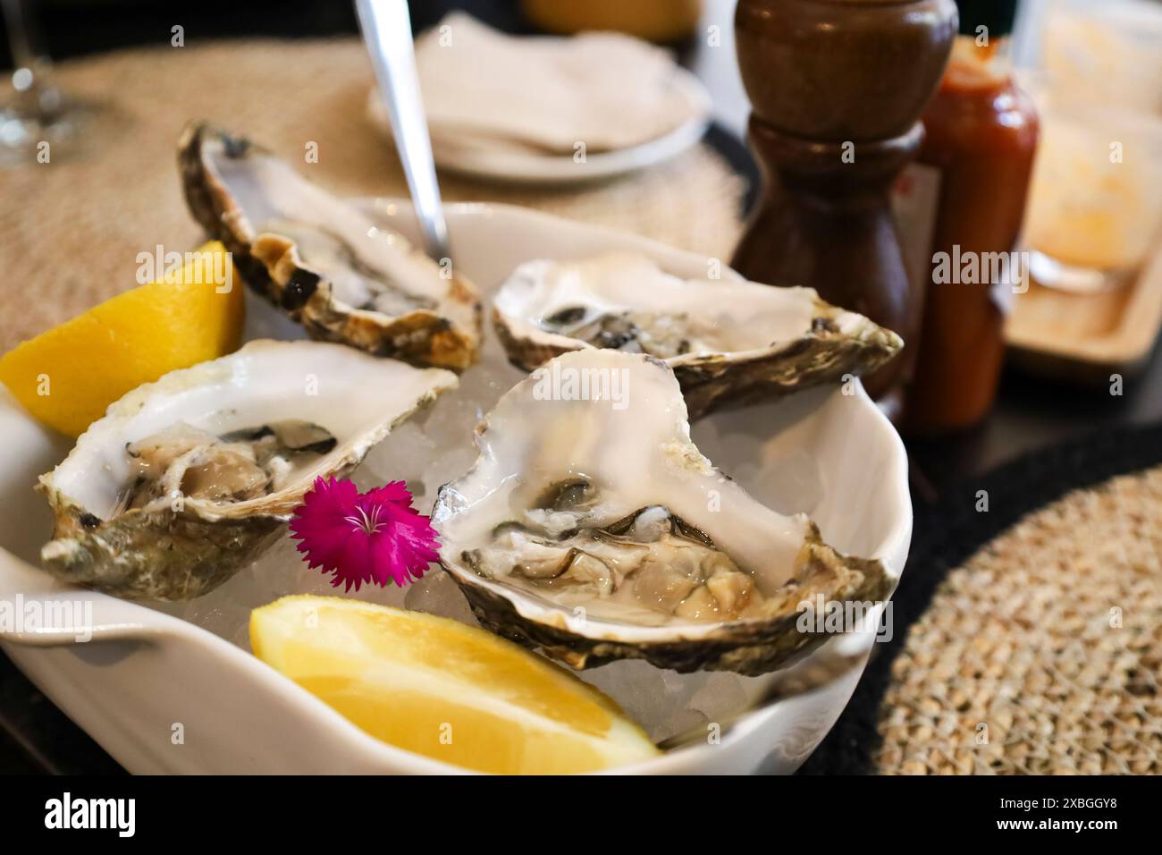 Gillardeau oysters hi-res stock photography and images - Alamy