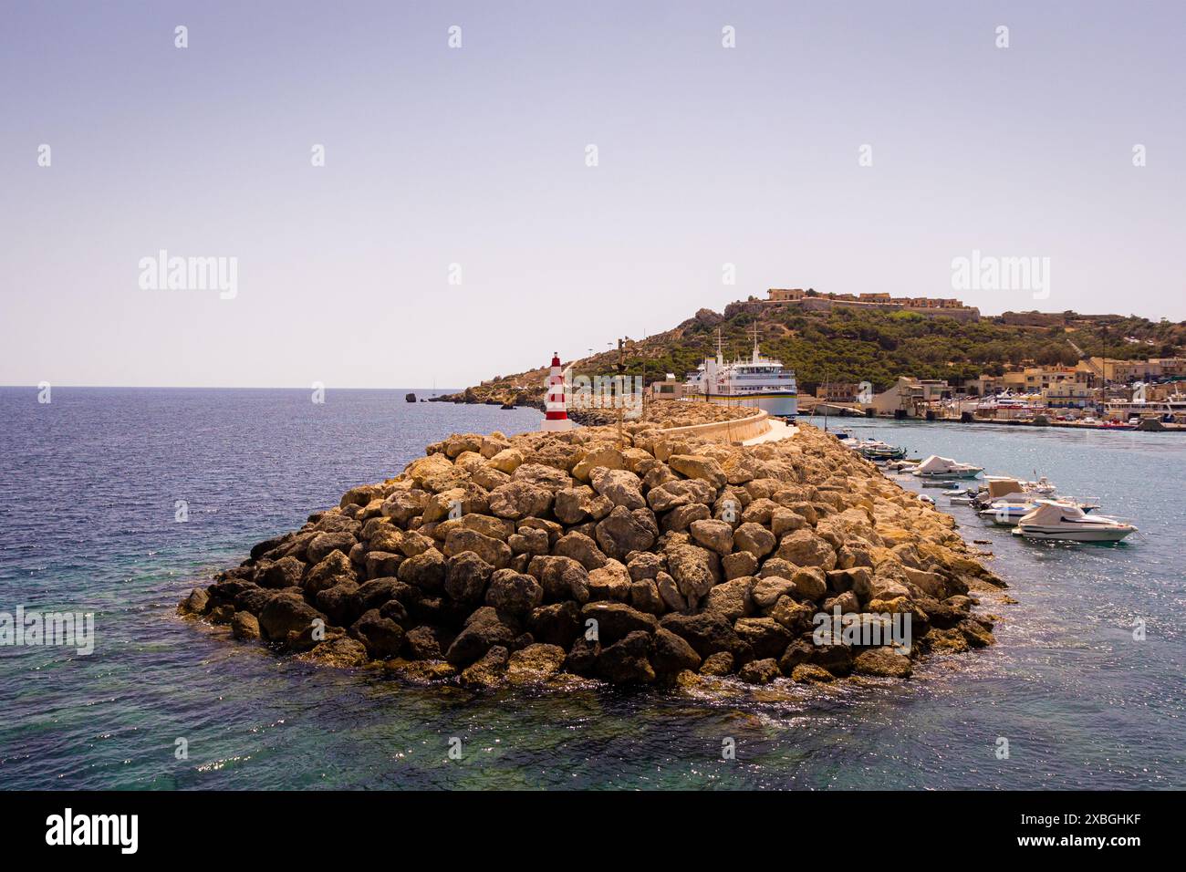 Mgarr Harbour Gozo Stock Photo - Alamy