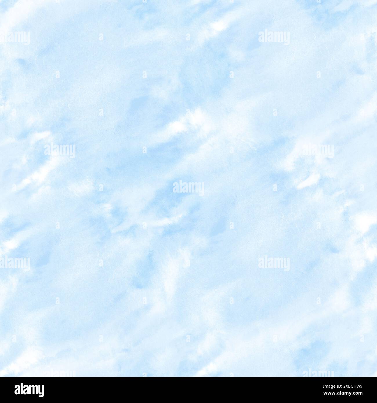 Stylish sky blue paint splashes seamless design. Abstract soft textured ...