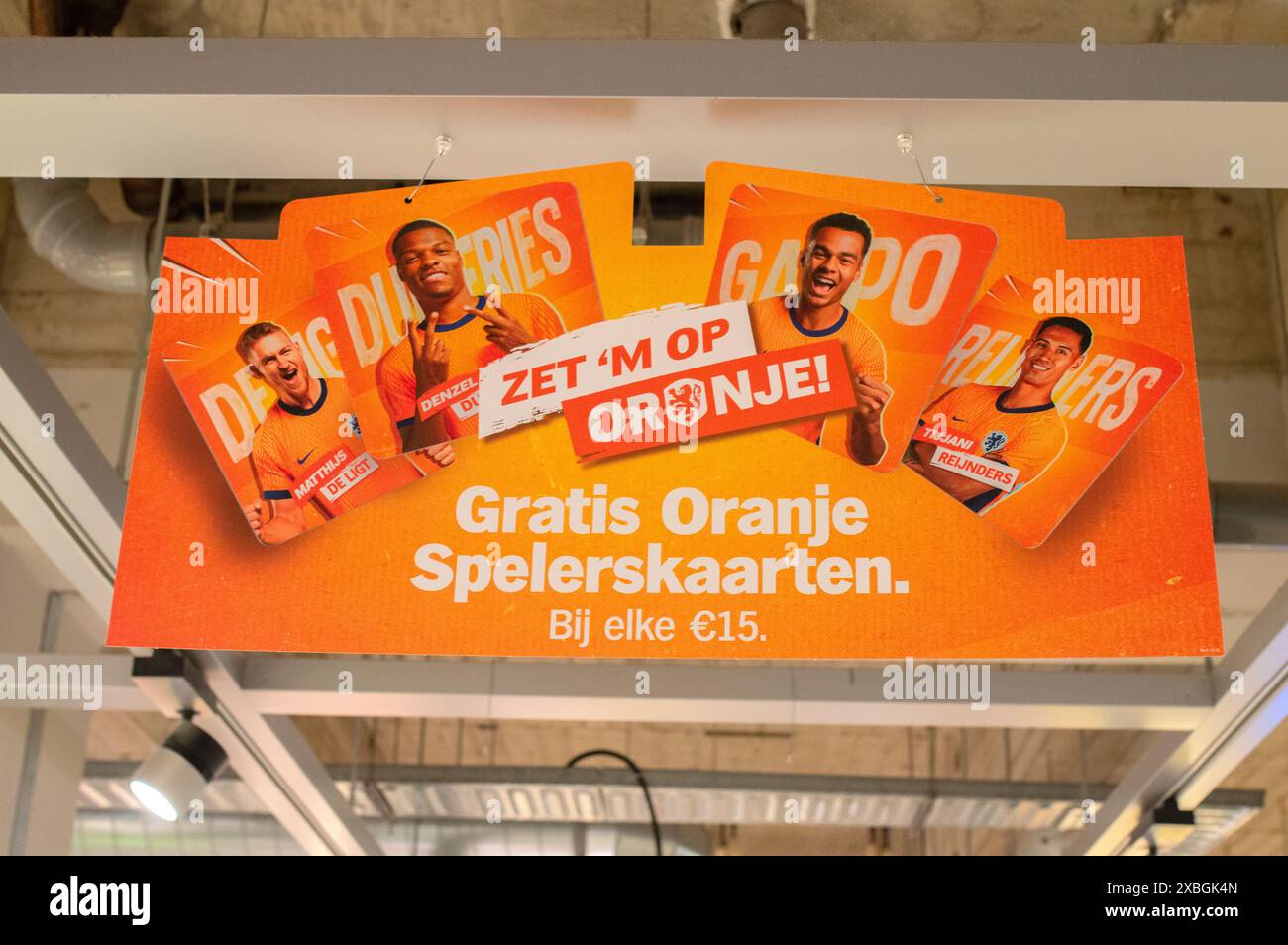 Advertising Billboard European Soccer Championship At Amsterdam The ...