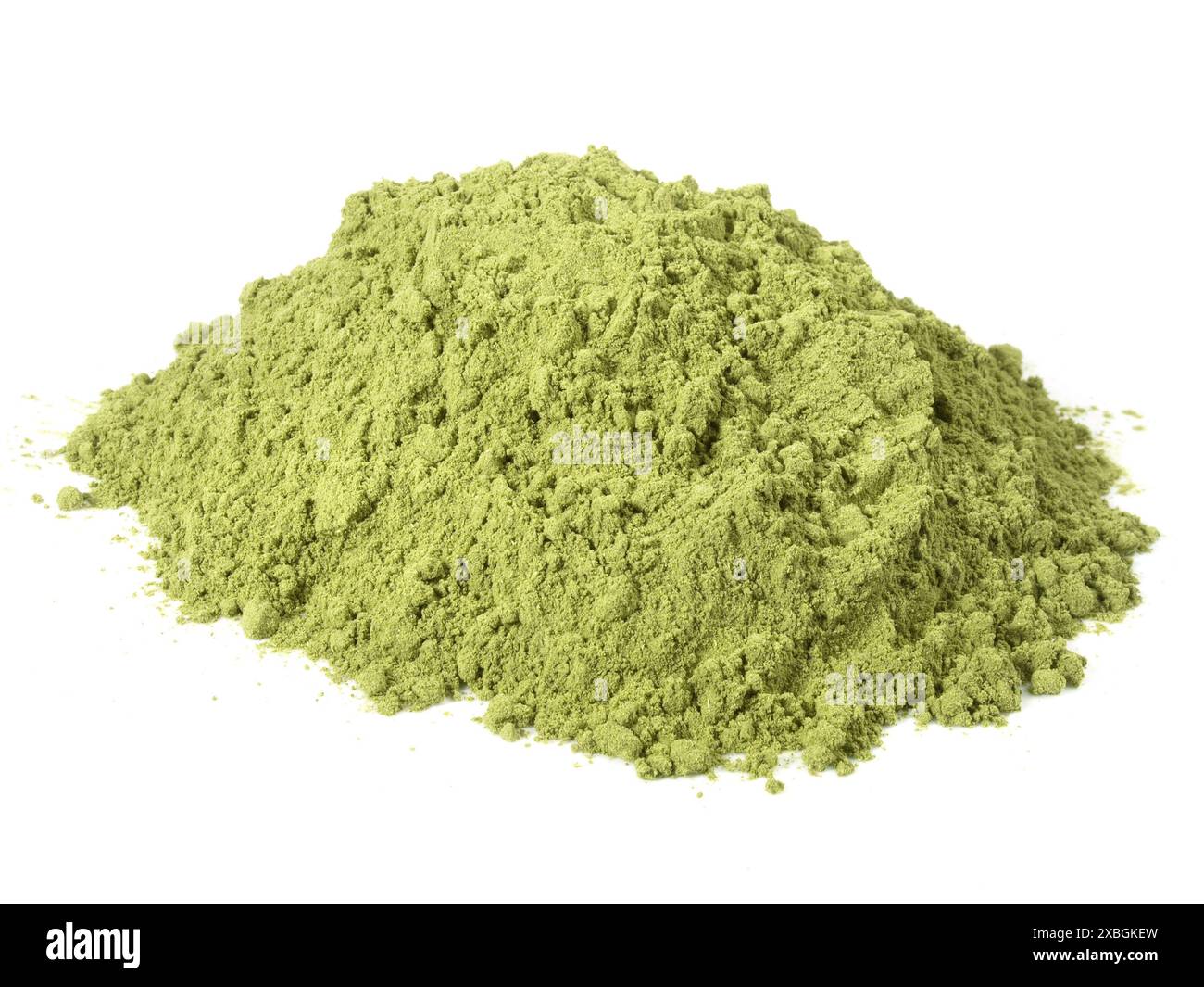 Moringa Powder on white Background Stock Photo - Alamy