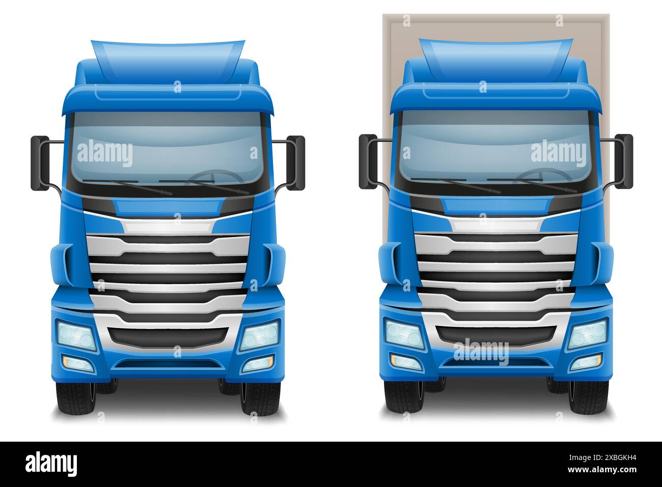 freight truck car delivery cargo vector illustration isolated on white ...