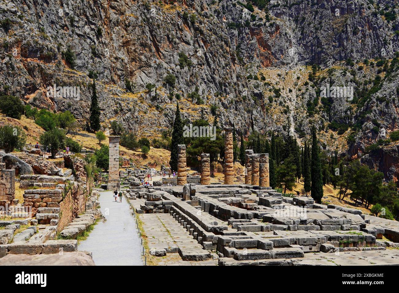 Oracle of apollo at delphi hi-res stock photography and images - Alamy