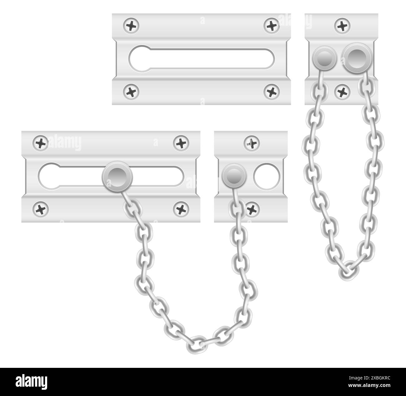 metal latch for closing doors vector illustration isolated on white ...