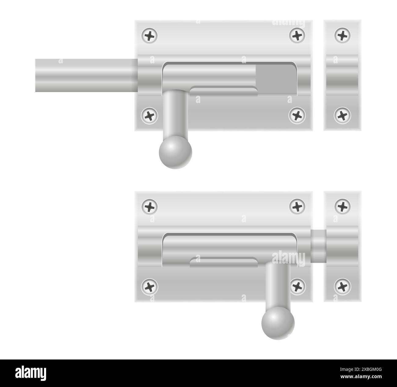 Gate closing device Stock Vector Images - Alamy