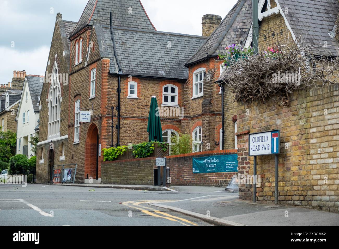 LONDON- JUNE 3, 2024: Museum Of Wimbledon and Wimbledon Village Club ...