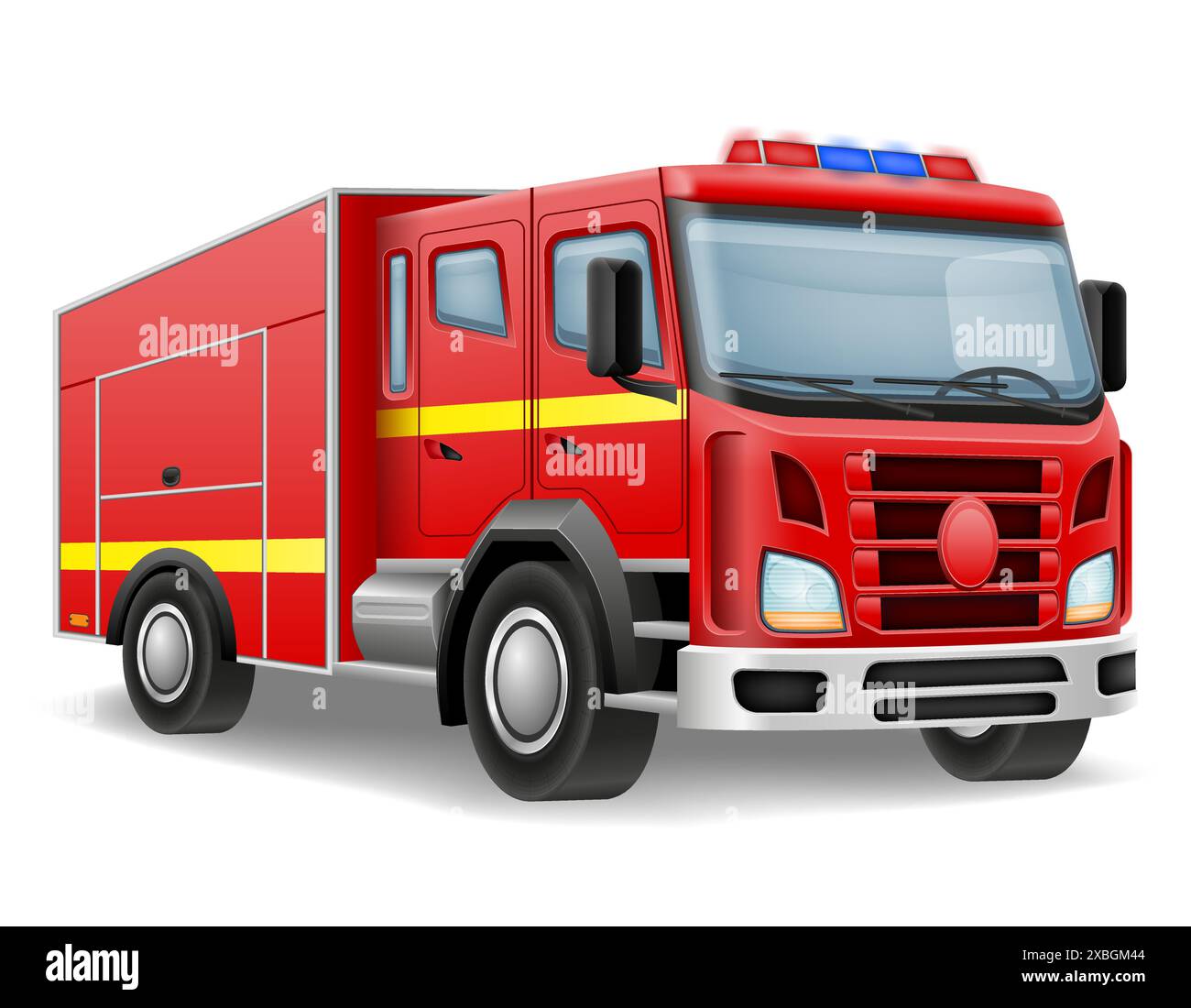 fire engine automobile car vehicle vector illustration isolated on ...