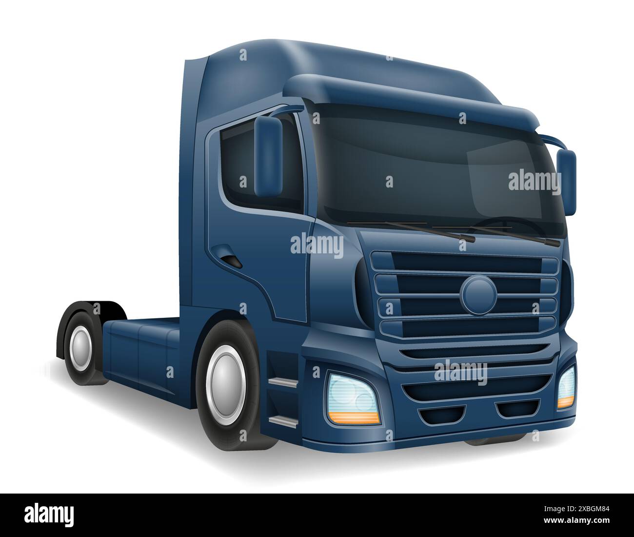 freight truck car delivery cargo vector illustration isolated on white ...