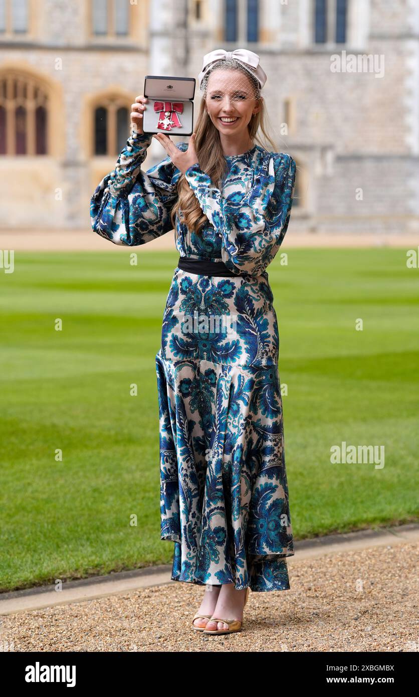 Anna lapwood after being made a member of the order of the british ...