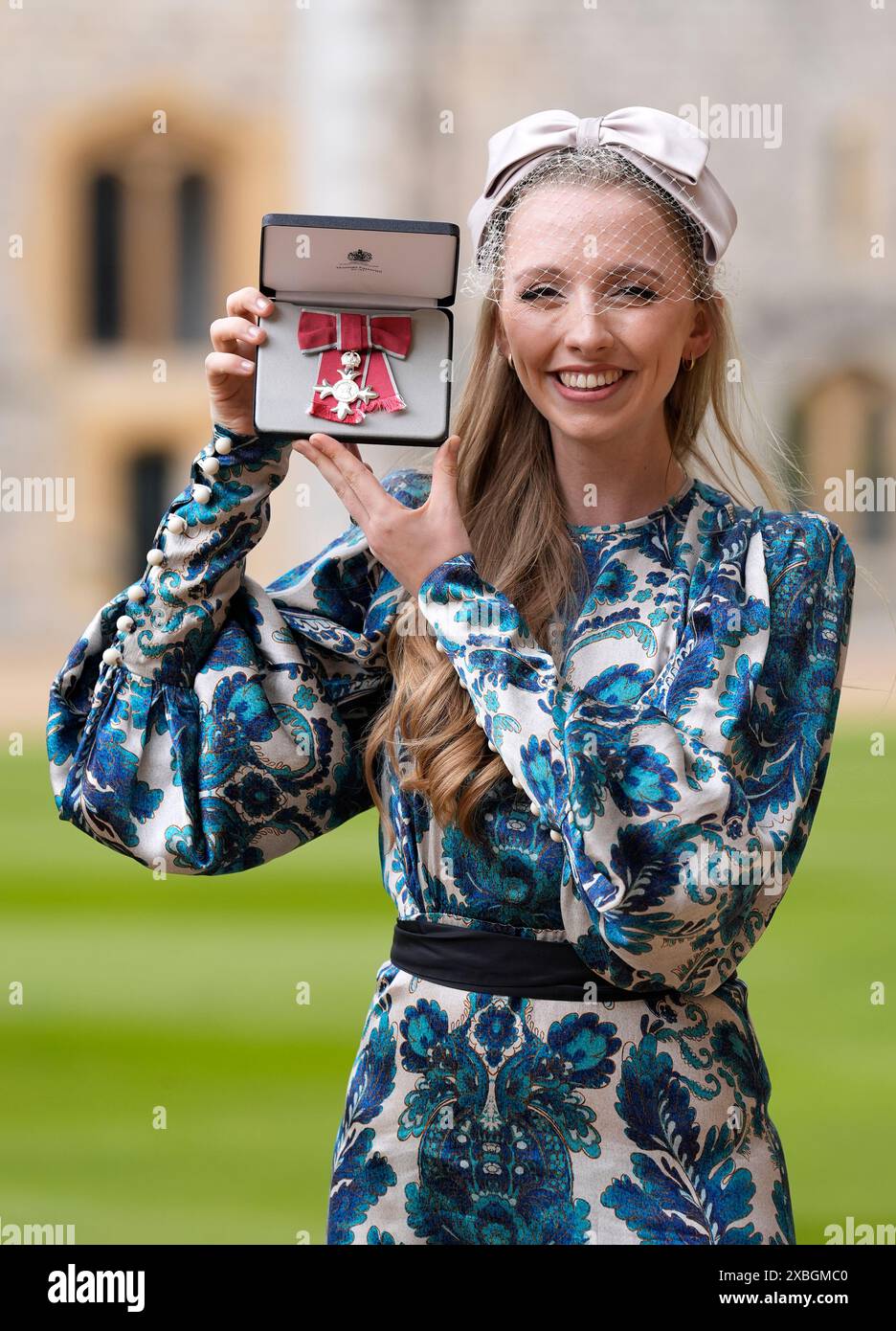 Anna Lapwood after being made a Member of the Order of the British ...