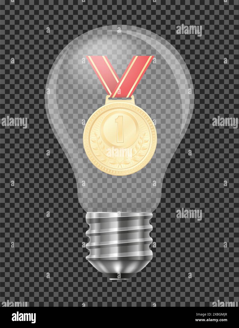 electric light bulb abstract concept vector illustration isolated on ...