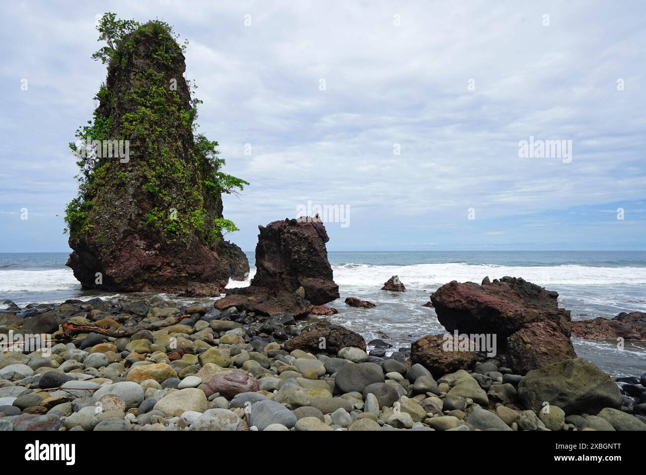 Pantai Batu Tihang Beach, Krui, Pesisir Barat, Lampung, Indonesia Stock ...
