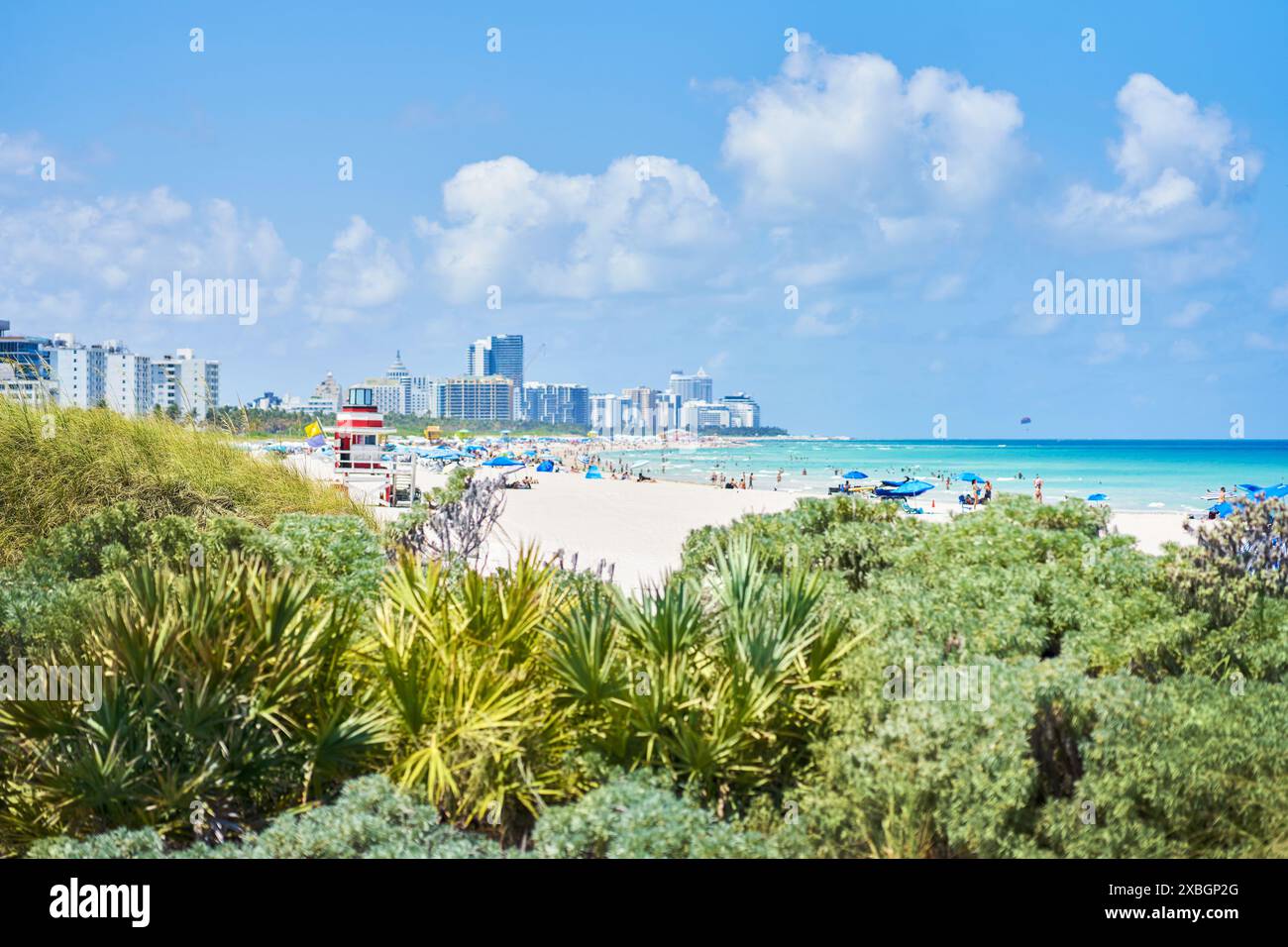 Picture from Miami of South Beach with perfect water Stock Photo - Alamy