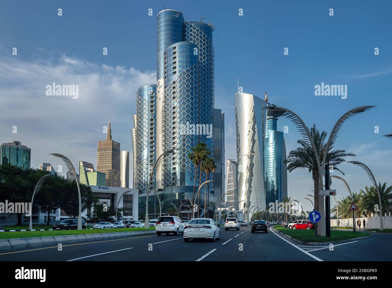 Doha Corniche in West Bay The Doha Corniche is a popular location with ...