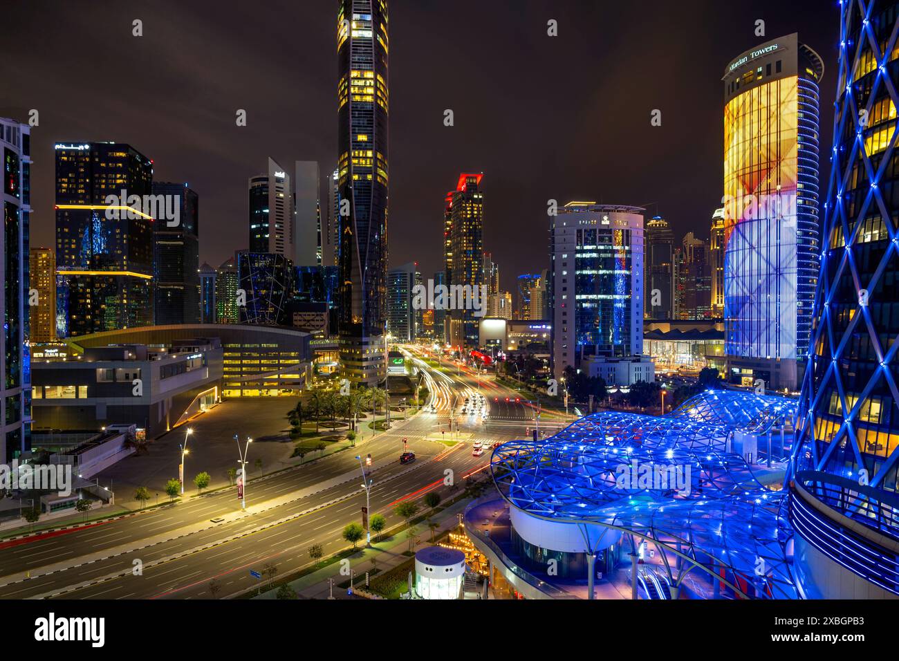 Doha Corniche in West Bay The Doha Corniche is a popular location with ...