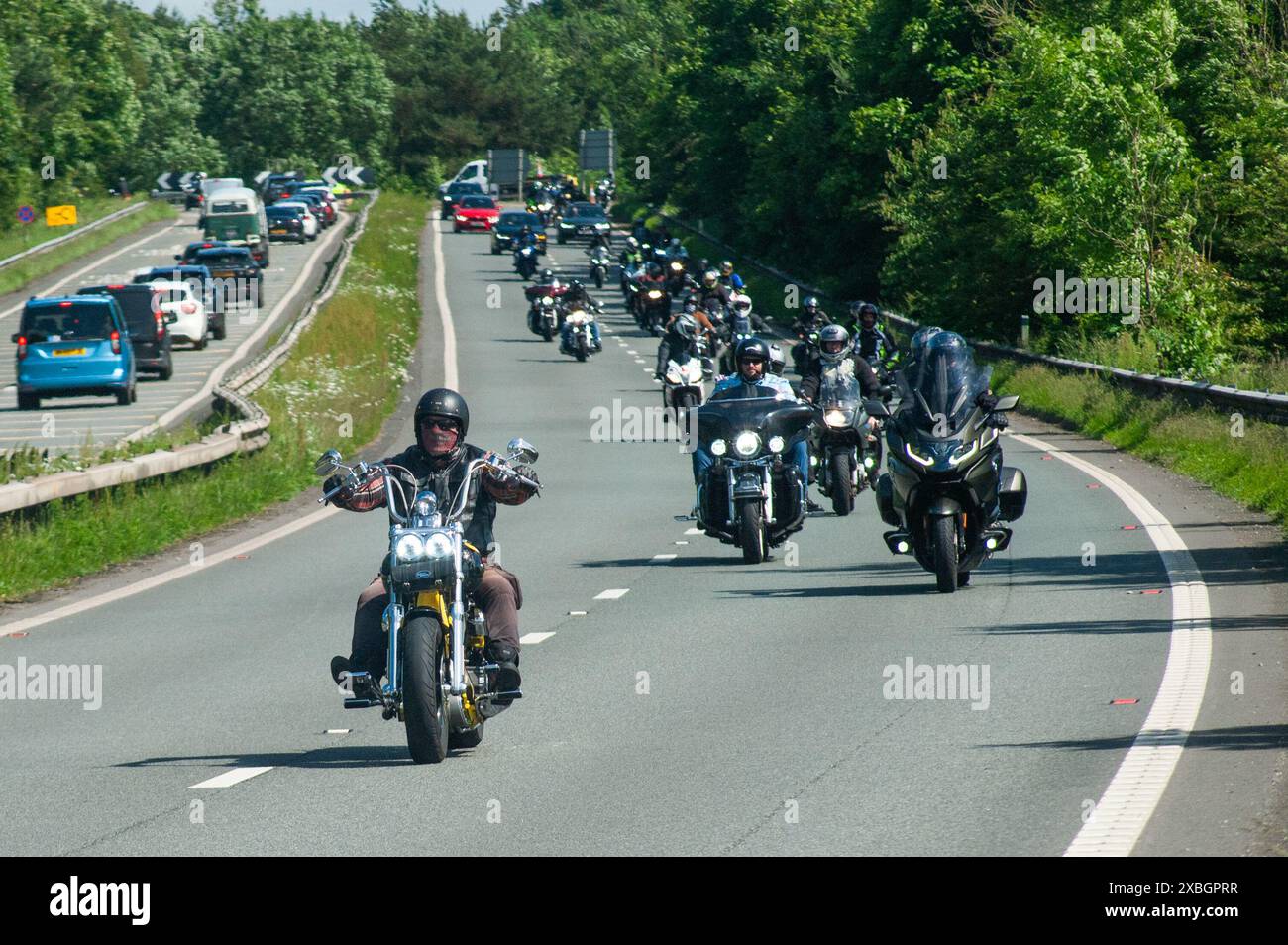 Hairy bikers motorbikes hi-res stock photography and images - Alamy