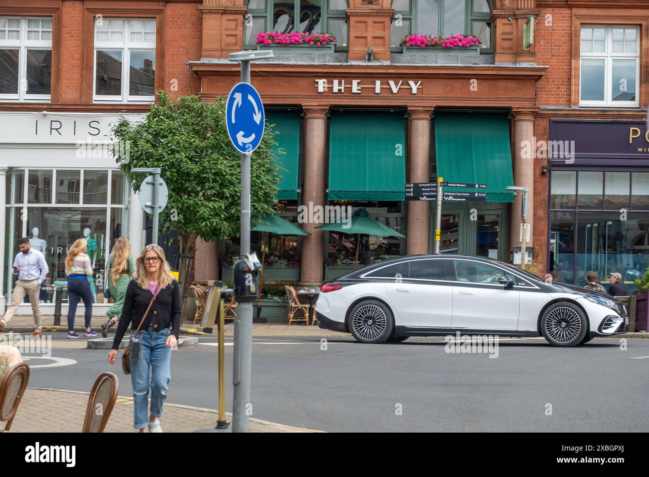 LONDON- JUNE 11, 2024: Wimbledon Village High Street shops. Retail ...