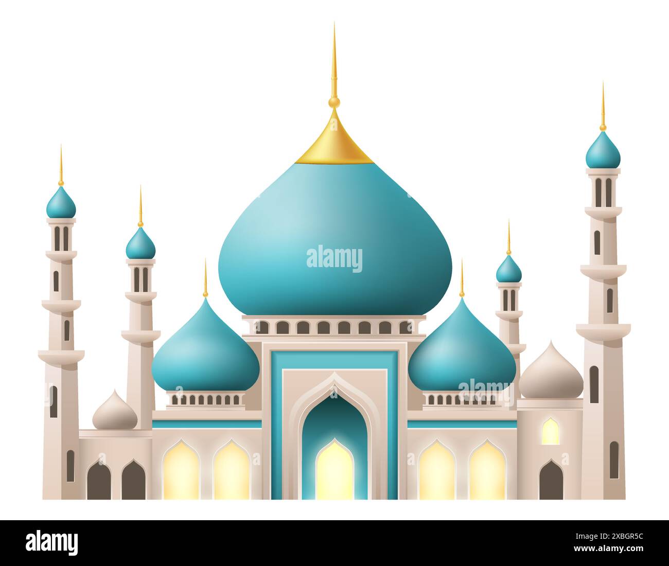 Mosque for prayers Cut Out Stock Images & Pictures - Alamy