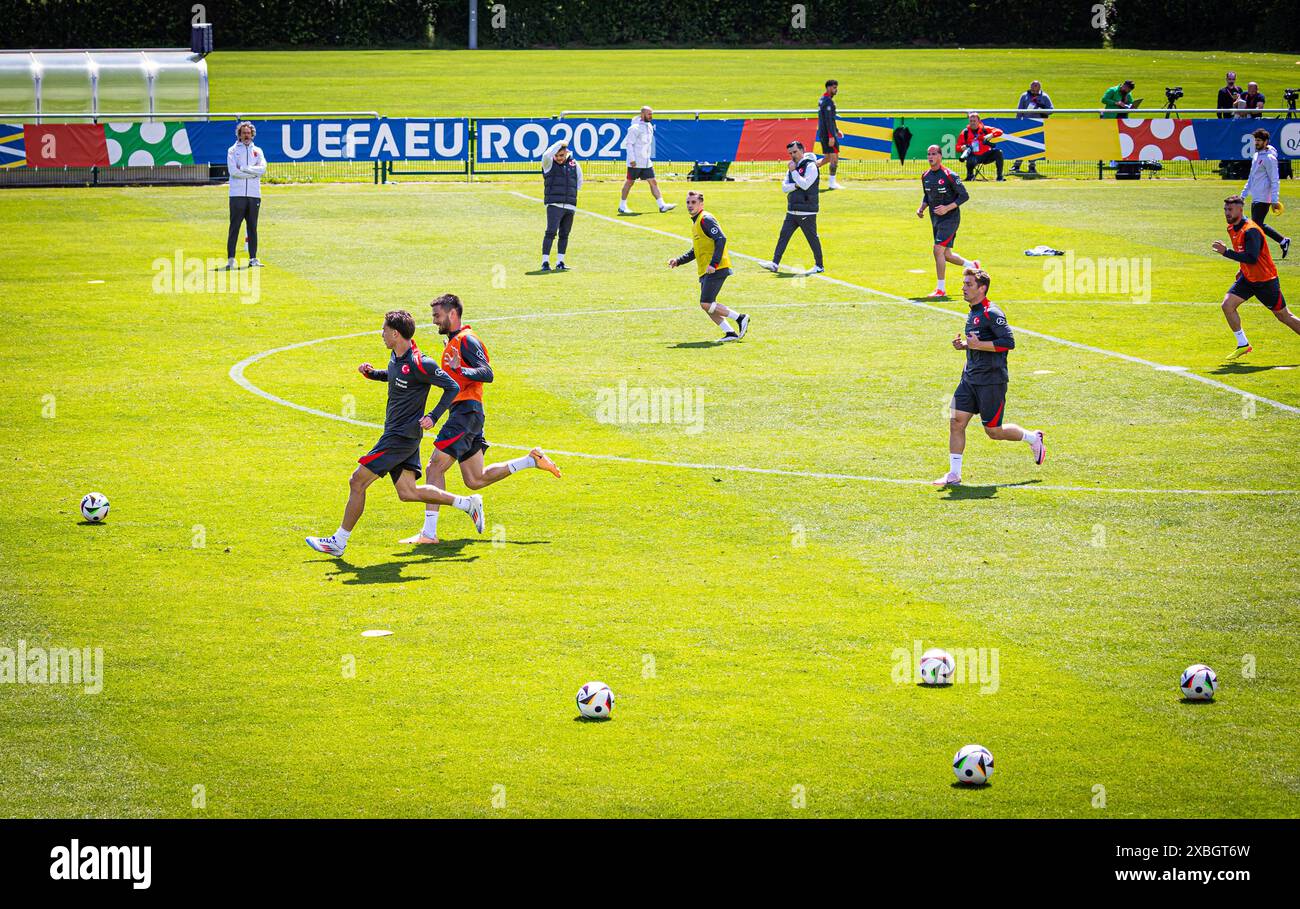 Barsinghausen, Germany. 12th June, 2024. Soccer, Preparation for UEFA ...
