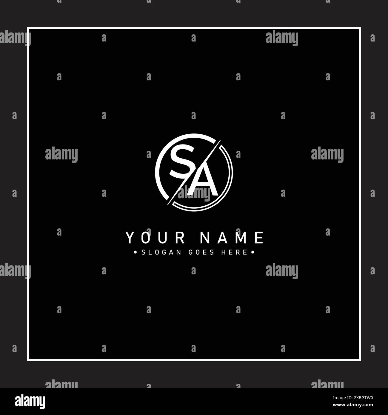 Letter sa logo hi-res stock photography and images - Alamy