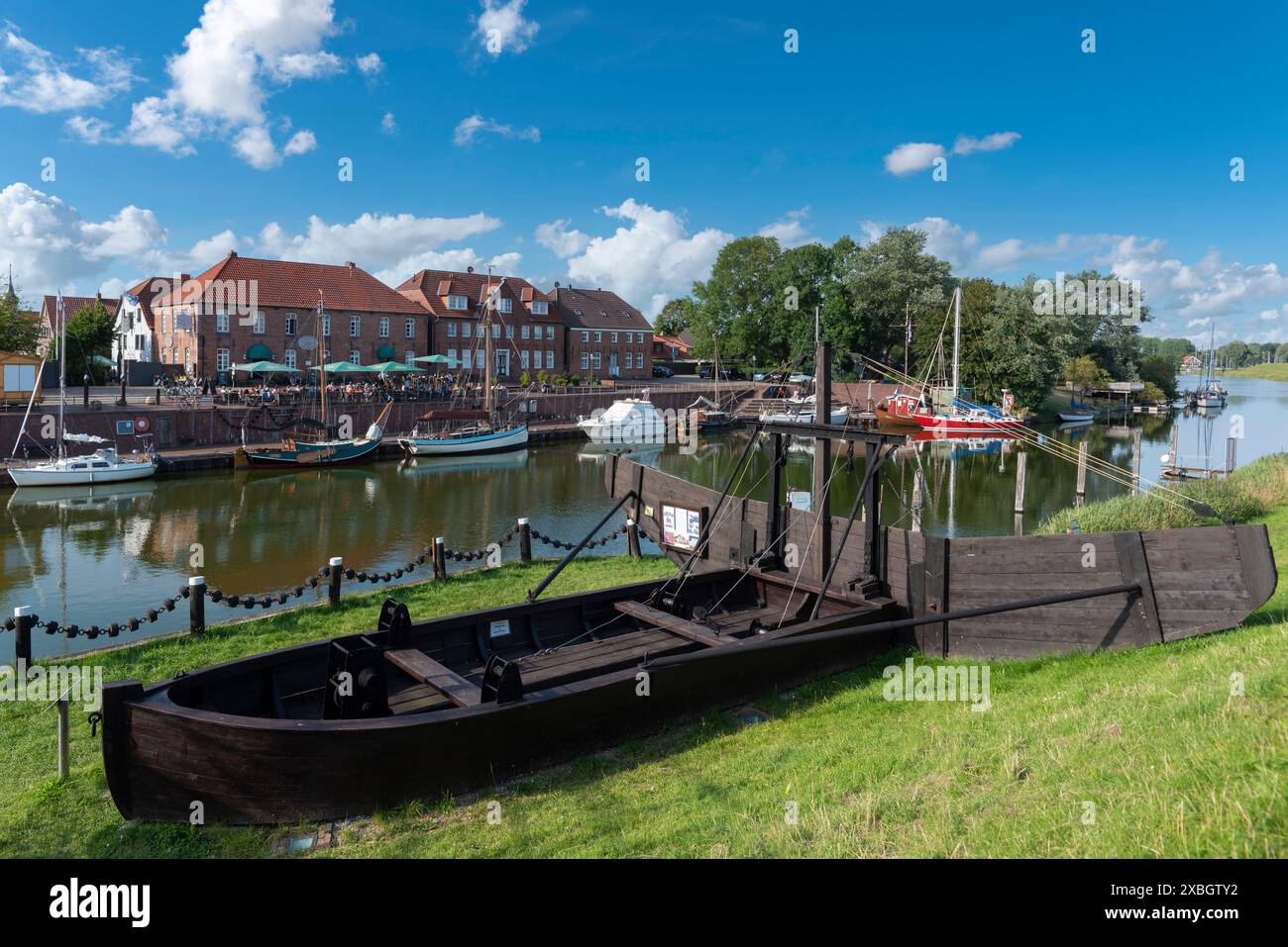 geography / travel, Germany, Lower Saxony, historic smud boat at Old ...