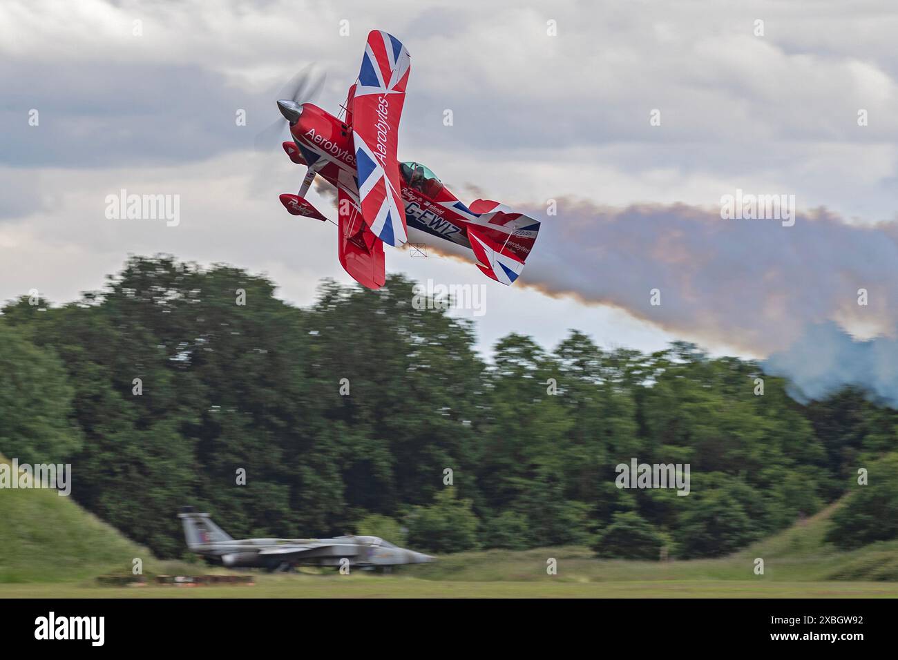 Rich Goodwin, Pitts Special Displaying, RAF Cosford Airshow, Midlands ...