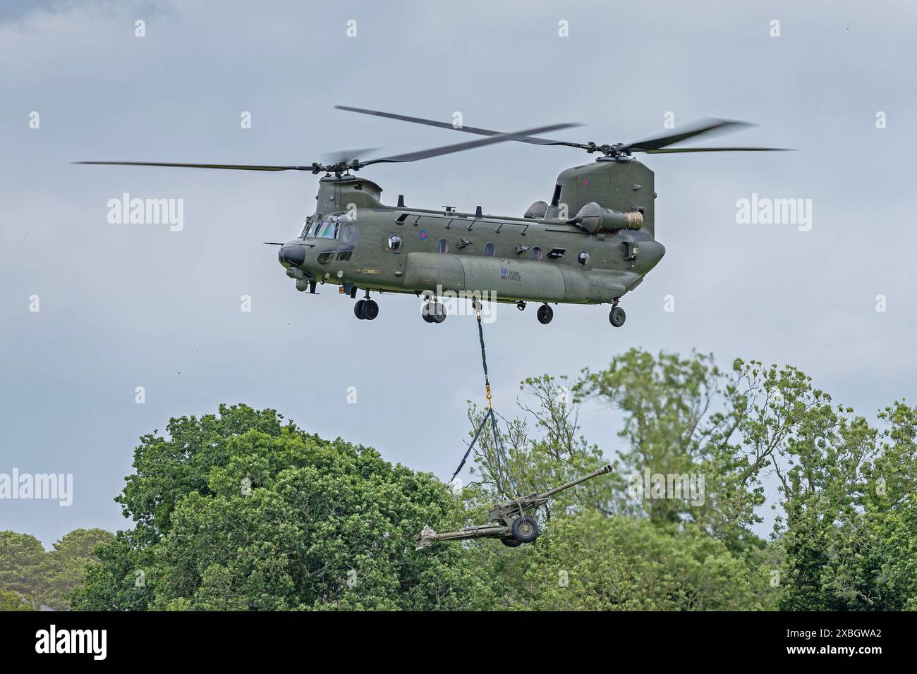 Chinook Display Team Role Demo, RAF Cosford Airshow, Midlands, United ...
