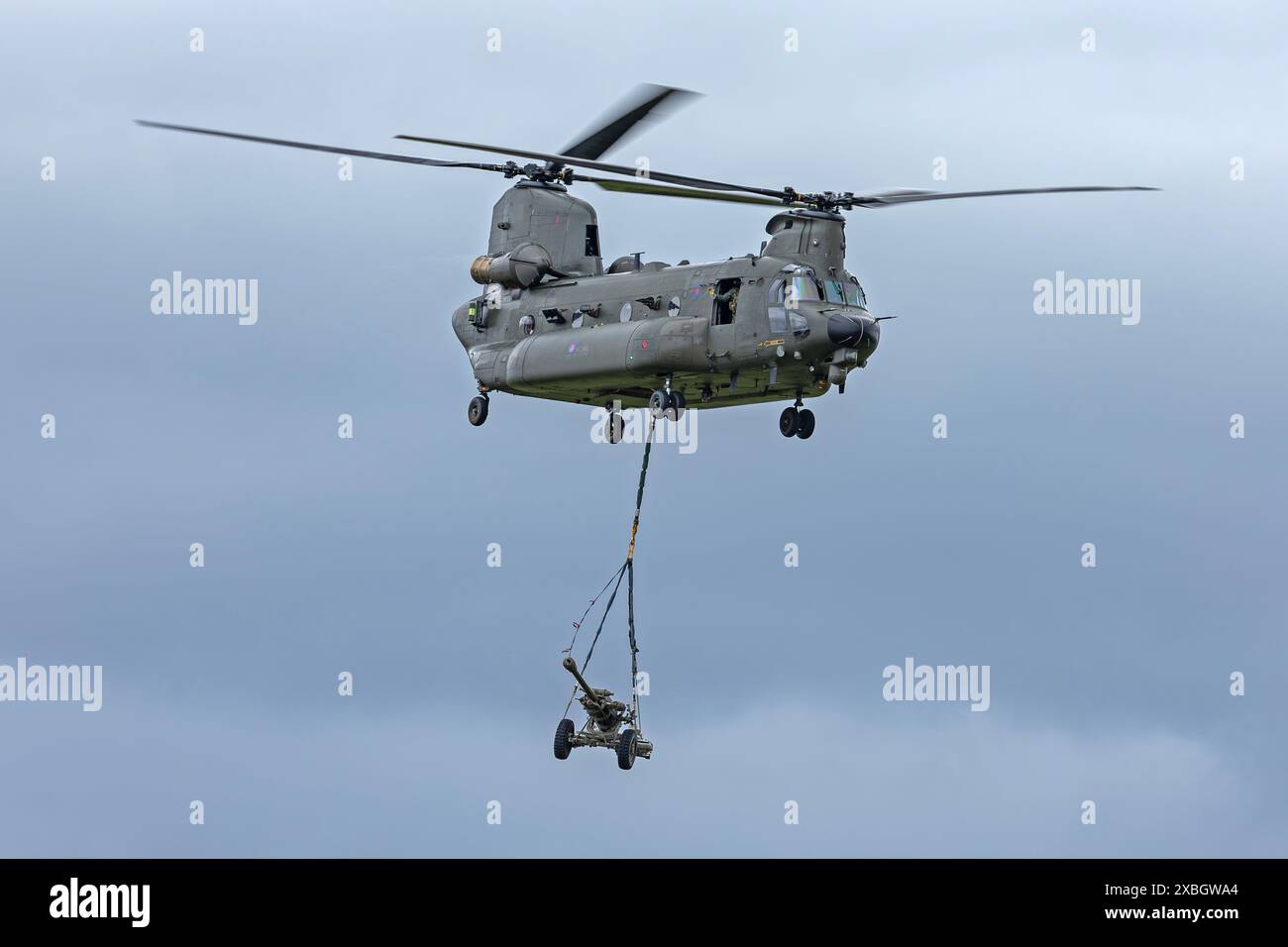 Chinook Display Team Role Demo Displaying At, RAF Cosford Airshow ...